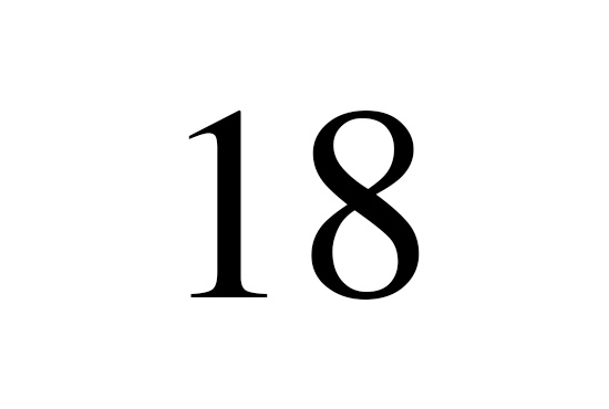 18のエンジェルナンバーの意味は『豊かさに意識を向けましょう』です | More Than Ever