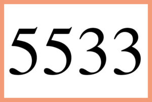 5533のエンジェルナンバーの意味は『人生の変化と強力な味方』です | More Than Ever