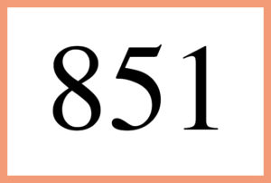 851のエンジェルナンバーの意味は『前向きな思考と言葉をもって』です | More Than Ever