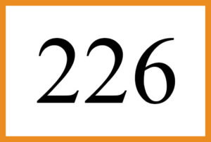 226のエンジェルナンバーの意味は『信じる力を使ってください。あなたの必要なものはあなたの信じる力によって具現化されます』です | More ...